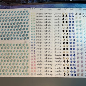 Watercolor Days of the Week Planner Stickers, Highlighting Transparent ...