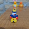 Rainbow Mini Clown Handmade Figurine - Etsy