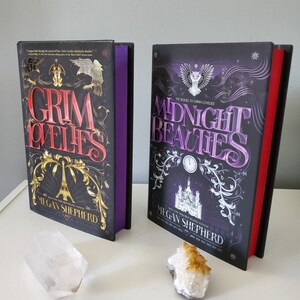 Grim Lovelies and Midnight Beauties With Sprayed Pages - Etsy