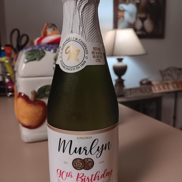 Buchanan Custom Whiskey Sticker Label, Buchanan Scotch Whiskey Birthday ...