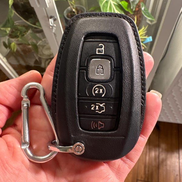 2023 2024 Mini Cooper S JCW Key Fob Cover, Leather Key Case for Keyless ...