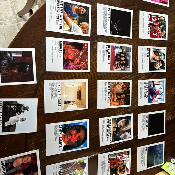 60 PCS Rom Com Poster Set 2000s Movie Bundle Print Pack Aesthetic Dorm ...