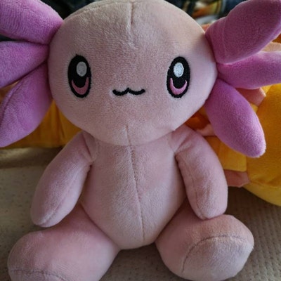Gray Axol the Axolotl Plush Recycled Plastic Portion - Etsy