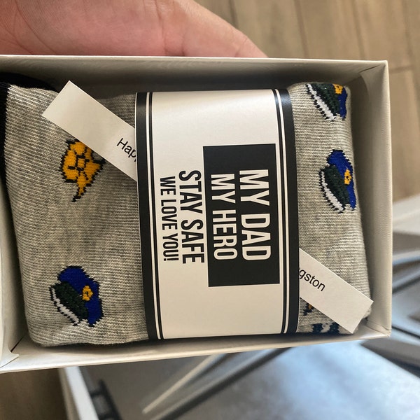 Police Officer Funny Gifts, Policeman Thank You, Police Socks, Real ...
