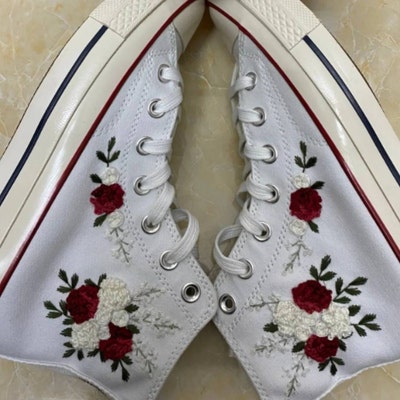 Embroidered Converse/ Converse Custom Constellation Embroidery ...