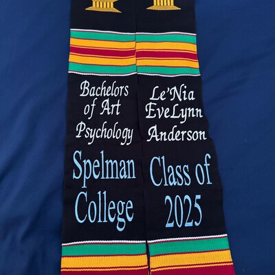 Military Graduation Stole Design Your Own Custom Embroidered Satin ...