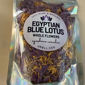 Triple Lotus Pre-ground Blend Egyptian Blue Lotus Sacred White Lotus ...