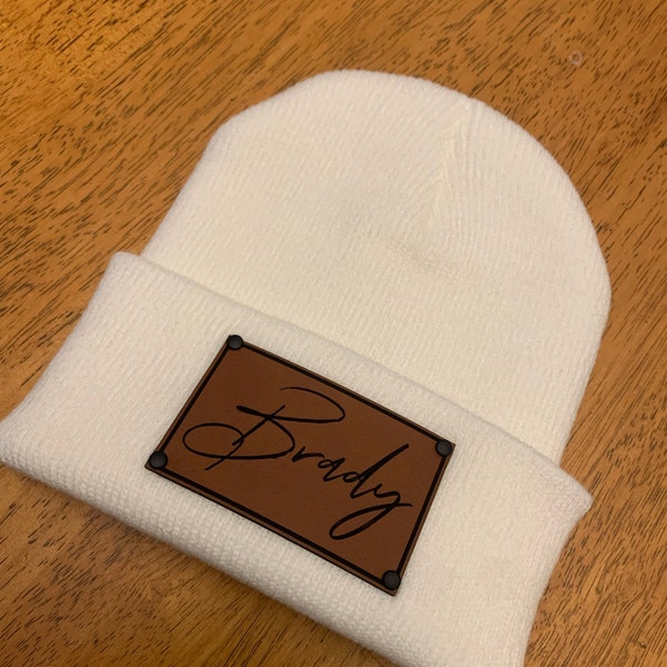 Name Hat Custom Baby Kids Child Baby Newborn Beanie Slouchy ...