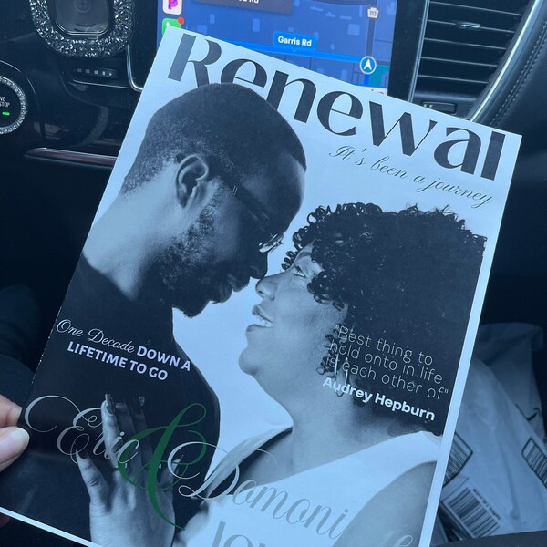 Wedding Magazine, Wedding Program, Unique Wedding Program, Wedding Save ...