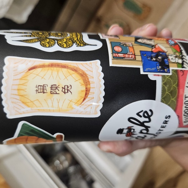 Korean Soju Bottle Die-cut Stickers | Water-resistant, Laminated, Vinyl ...