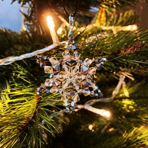 Sparkling Hand Made Small Crystal Christmas Star Tree | Etsy UK