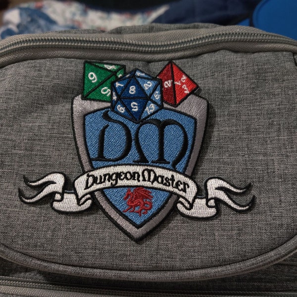 DM Dungeon Master Class Shield Iron on Patch - Etsy