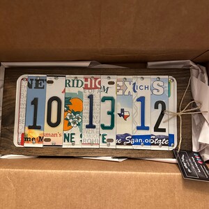 License Plate Florida Purple Heart-florida License Plate - Etsy