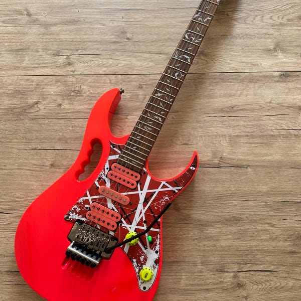 Ibanez Jem Jr. Full Set • Vintage Line Art #1 • Custom Pickguard ...