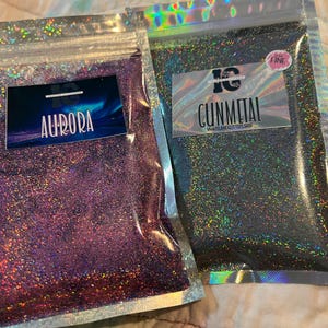 FLASHBACK Chunky Neon Glitters 90s Theme Glitters Chunky Silver ...