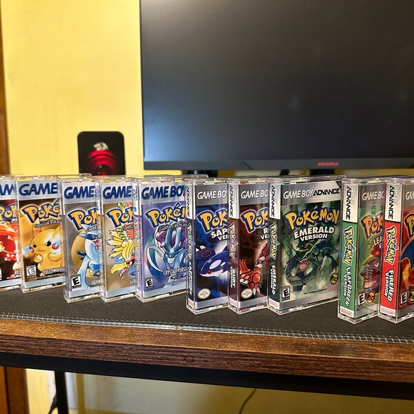 First 11 Pkmn Game Cases W/ Color Matched Inserts (holographic and ...
