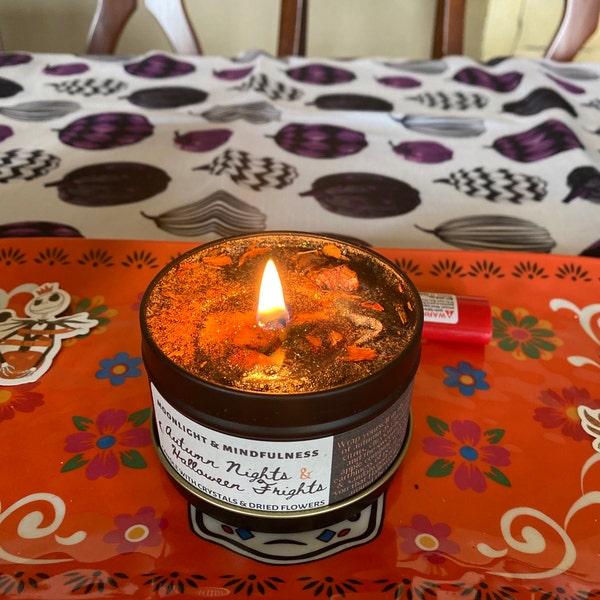 Spooky Mystery Box, Halloween Lovers Gift Set, Fall Season Candle ...