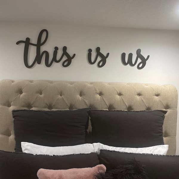 This is Us Sign, This is Us Wall Decor, Dining Room Decor, This is Us ...