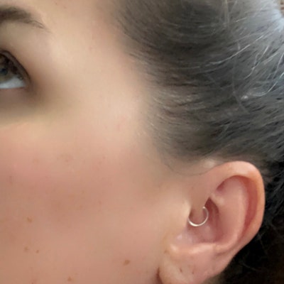 Daith Piercing Daith Jewellery Daith Hoop Daith Earrings Daith Ring ...