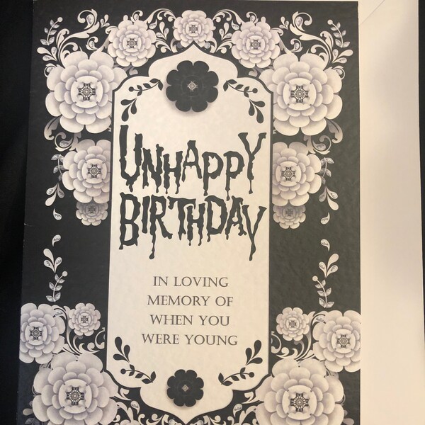 Unhappy Birthday. in Loving Memory of Your Youth - Dark, Alternative ...