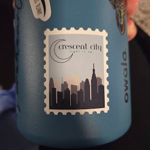 SJM Cities Stamp Sticker Pack VINYL STICKER Velaris City of Starlight ...