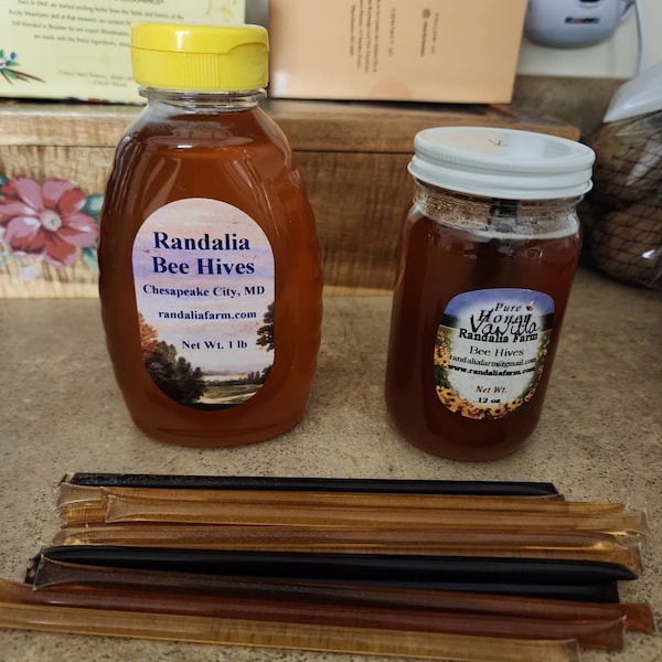 Honey Sticks Variety Pack (15), Randalia Bee Hives - Etsy