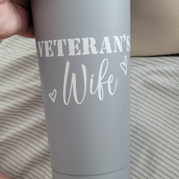 Veteran’s Wife Decal Sticker - Etsy