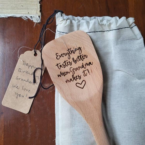 Honey Bee Engraved Wooden Spatula - Eco-friendly Kitchen Decor, Save ...