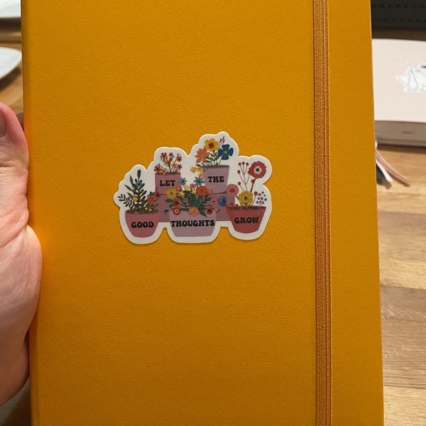 Sticker Sheet Girly Vibes - Vinyl Matt Floral Flowers Cute Aesthetic ...