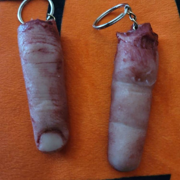 Severed Finger Keychain - Etsy