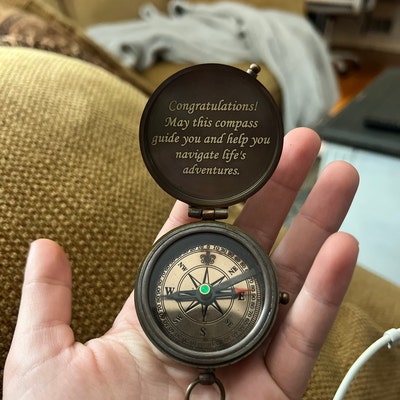 Personalized Compass First Communion Gift Confirmation Gift - Etsy