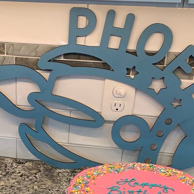 Rocket Name Sign Nursery Decor Personalized Wood Sign - Etsy