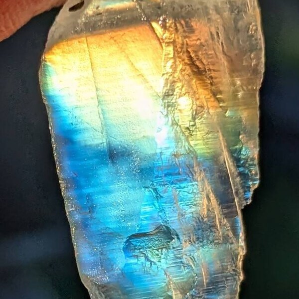 Natural Blue Moon Stone, Blue Moonstone Round, Moon Stone Round, 11pcs ...