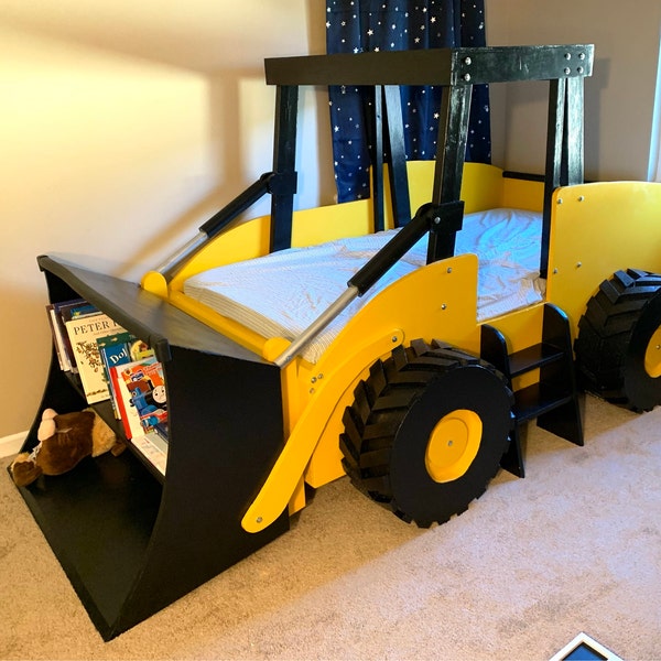 Twin Size Front End Loader Bed PLANS (plans Only), Create a ...