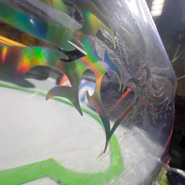 Bumper Sticker / Car Tramp Stamp / Y2K / Heart / Wings / Gothic / Vinyl ...