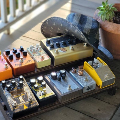 2 Level Guitar Pedal Board - Etsy