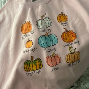 Big Nine Fall Speech Scope of Practice T-shirt SLP Shirt Speech Therapy ...