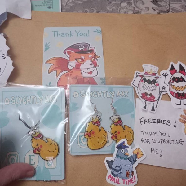 Hazbin Hotel Inspired Lucifer Duck Handmade Shrink Plastic Charm ...