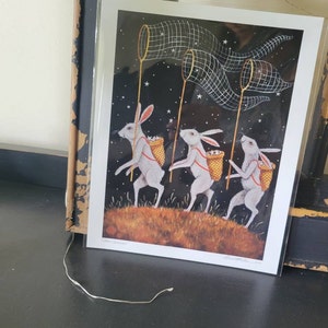 Elizabeth Foster Artist Print the Bear & the Bass - Etsy