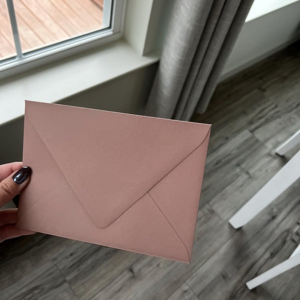 25 Heavyweight Colored Envelopes With Pointed Euro Flap, A2 (4 3/8 X 5 ...