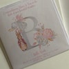 Personalised Peter Rabbit New Baby Card, New Baby, Personalised Card ...