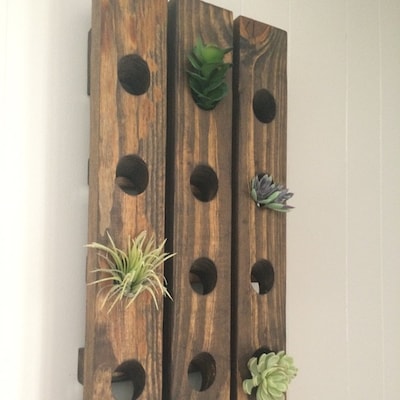 Wine Riddling Rack Wall Hanging Wine Rack - Etsy