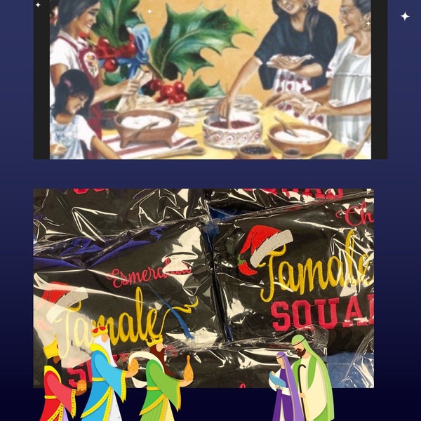 TAMALE SQUAD Aprons / Tamalada / Tamale Team Aprons / Embroidered ...