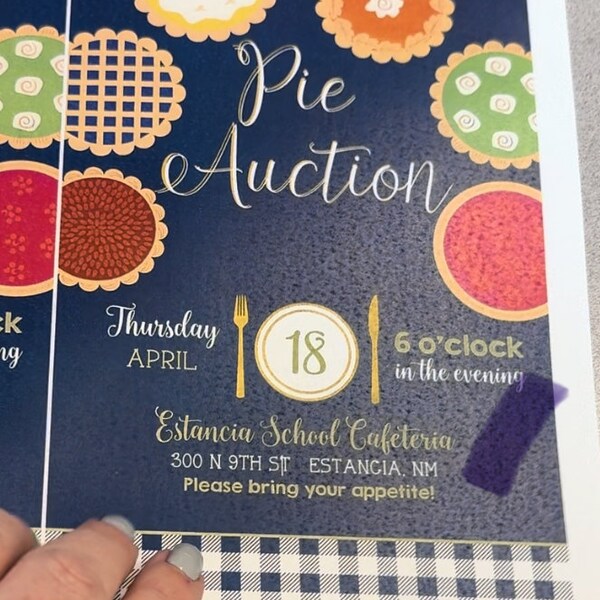 Pie Night Invitation Template, Printable Pie Party Invite Card for Pie ...