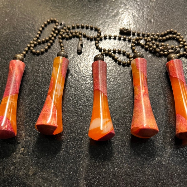 Light Pull, Fan Pull, Lamp Pull, Ceiling Fan Pull, Hand Turned Acrylic ...