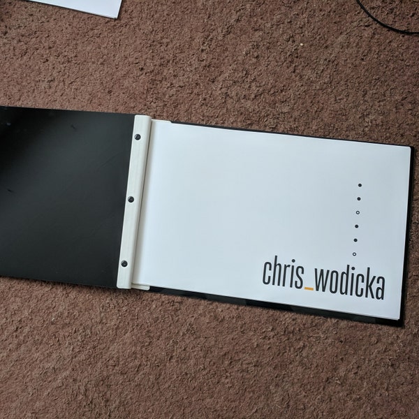 11x17 LANDSCAPE Matte Black Portfolio Acrylic Portfolio Landscape ...