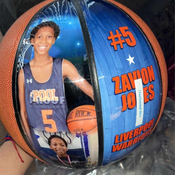 Custom Made Basketball-senior Basketball Gift, Athletic Achievement ...