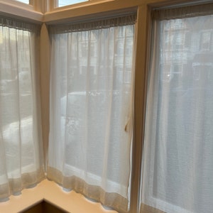Cotton Muslin Blind, Flat Curtain, Egyptian Cotton, Max Length 120cm - Etsy