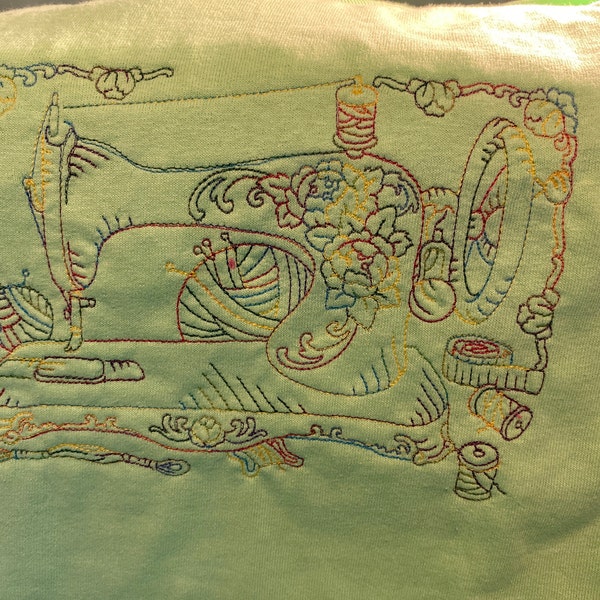 Vintage Sewing Machine Embroidery Machine Design File Digital Download ...