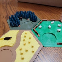 3D Catan Pasture Tile to Produce Wool - Etsy Canada